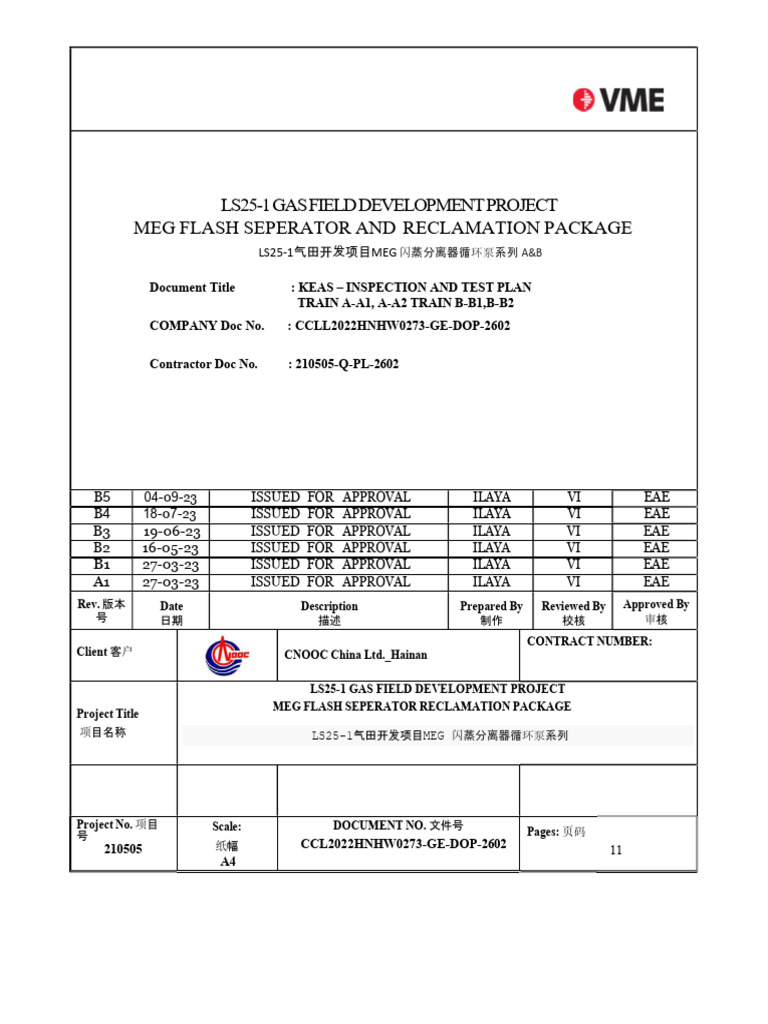 CNOOC ITP Rev B5 - V2 - FI | PDF