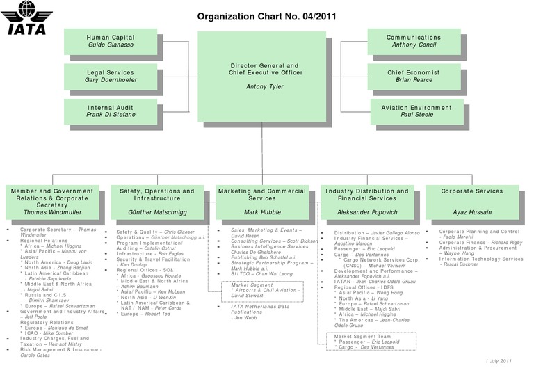 Aviation Industry Leadership Chart | PDF | Technology & Engineering