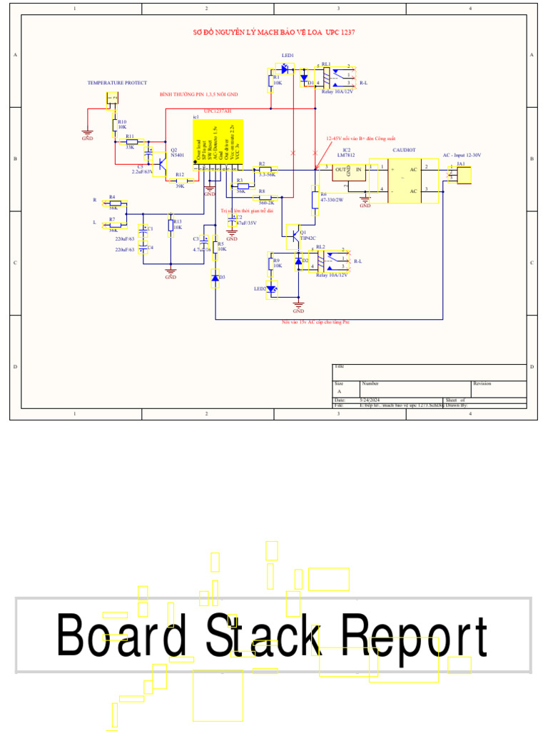 Schematic for UPC 1237 Protection Circuit | PDF