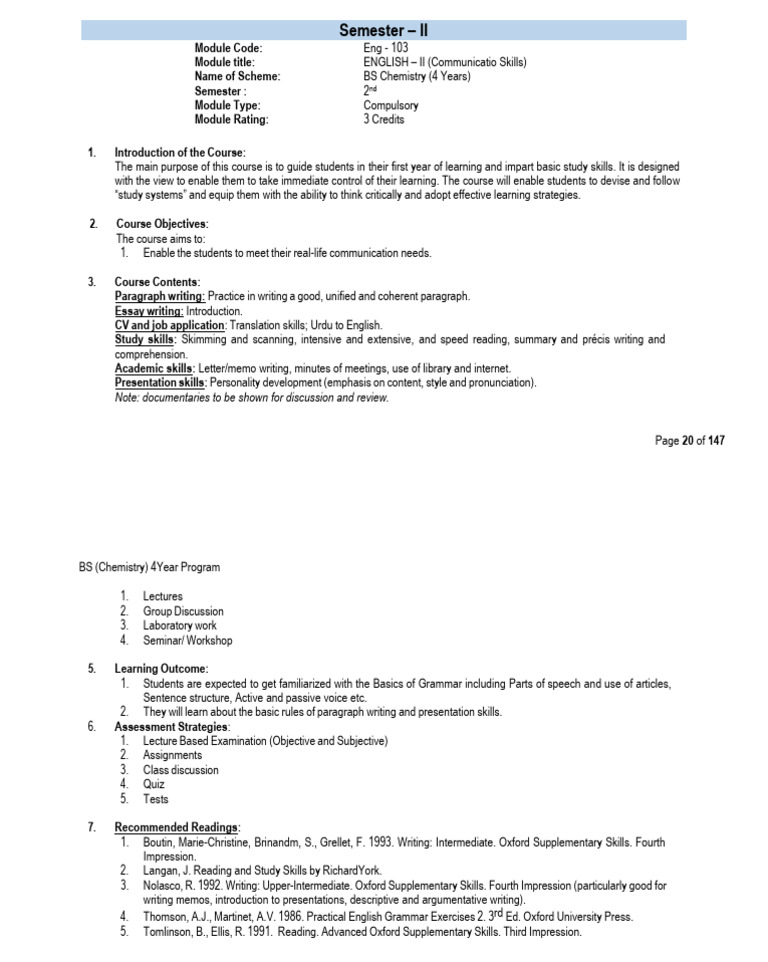Eng 103 | PDF | Pakistan | Speed Reading