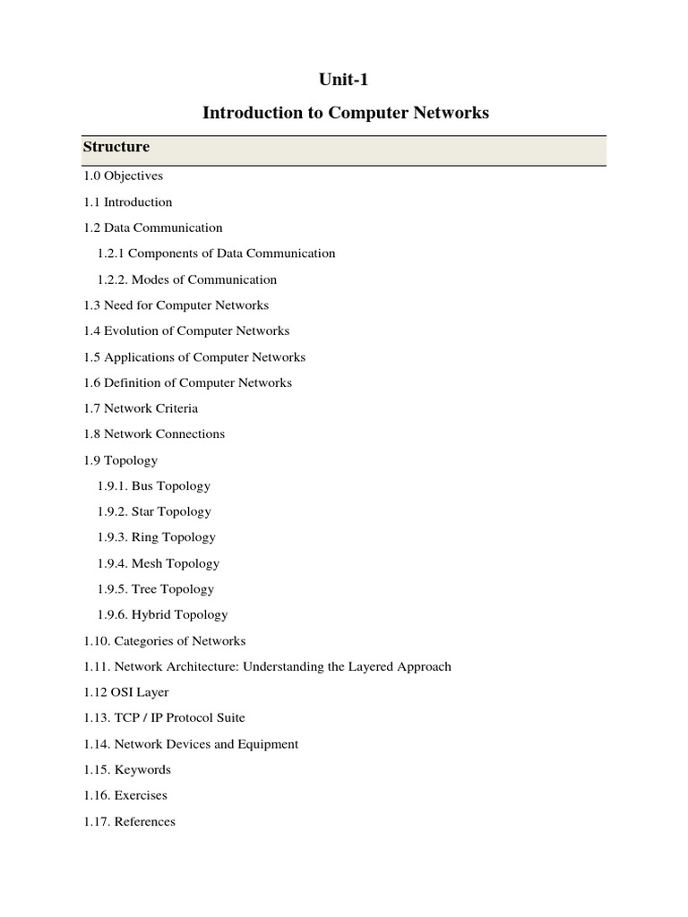 Computer Networks | PDF | Network Topology | Computer Network