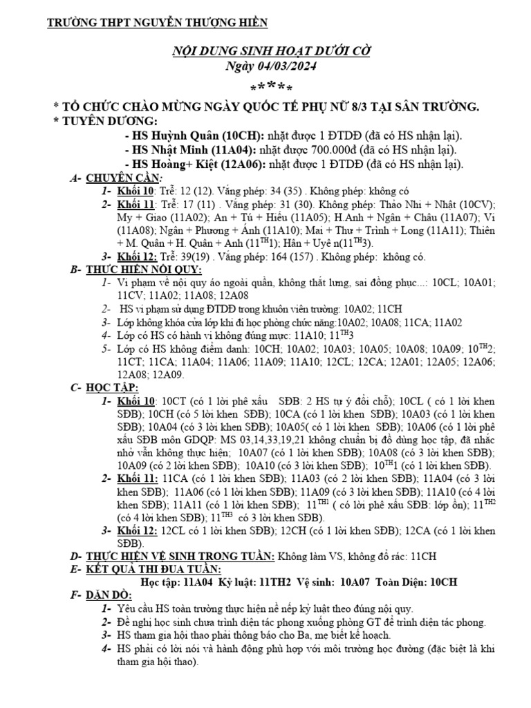 Noi Dung SHDC 4 3 2024 | PDF