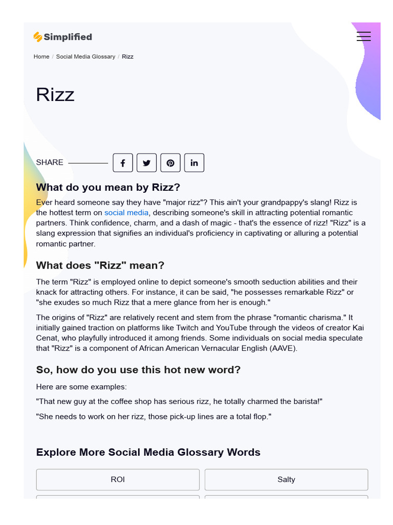 Best Rizz: Mastering the Art of Charisma | Download Free PDF | Social Media | Popular Culture ...