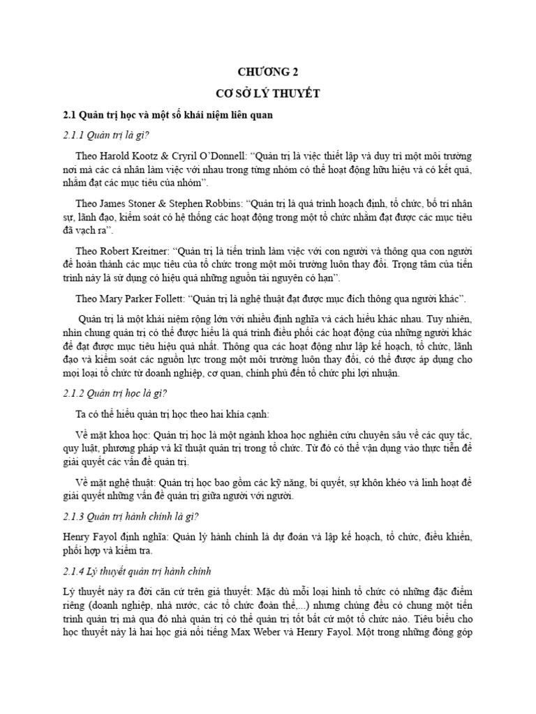 (QTH) TL Chương 2 | PDF