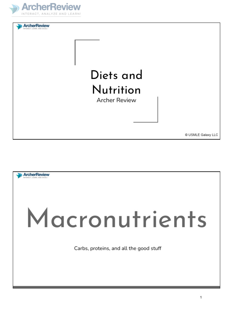 Archer-Diets and Nutrition | PDF | Fat | Dieting
