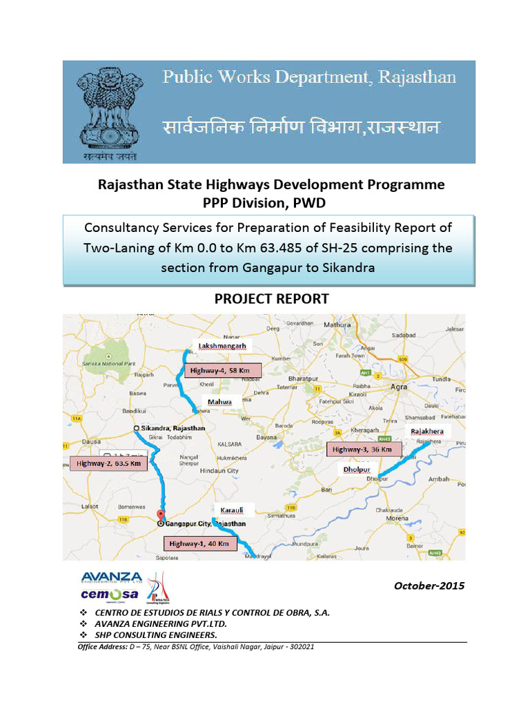 0 0 21119123912111ProjectReport | PDF | Road Surface | Road