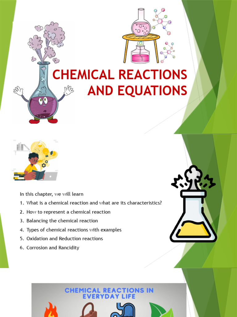 Chemical Reactions and Equations | PDF | Chemical Reactions | Redox
