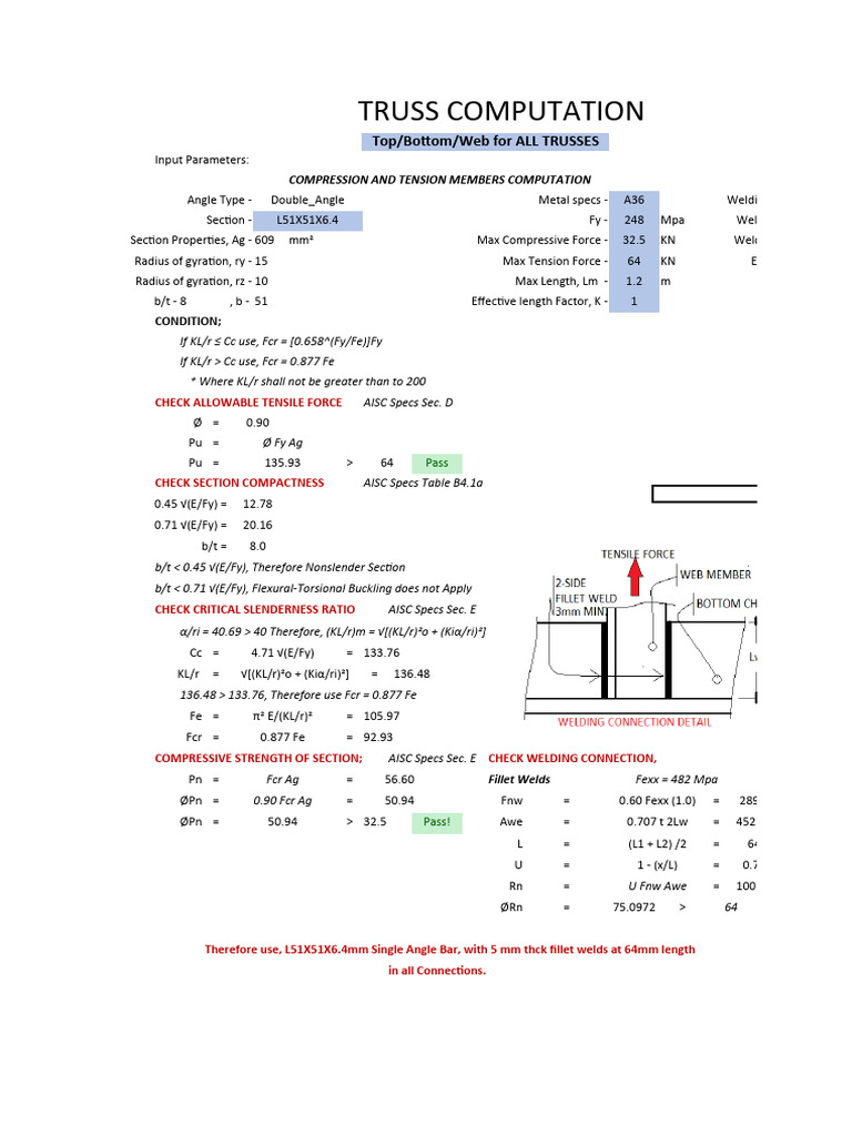 Truss Analysis and Design | PDF | Truss | Applied And Interdisciplinary Physics