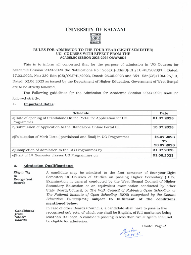 University Rule | PDF