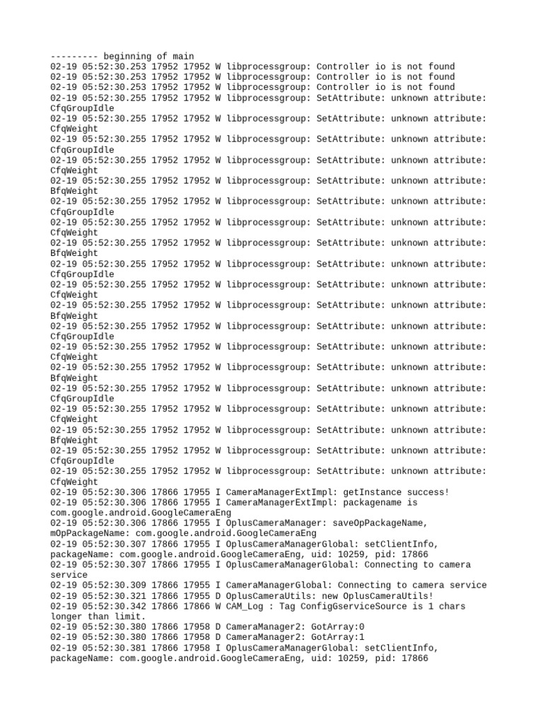Logcat 170875 | PDF | Computer Architecture | System Software