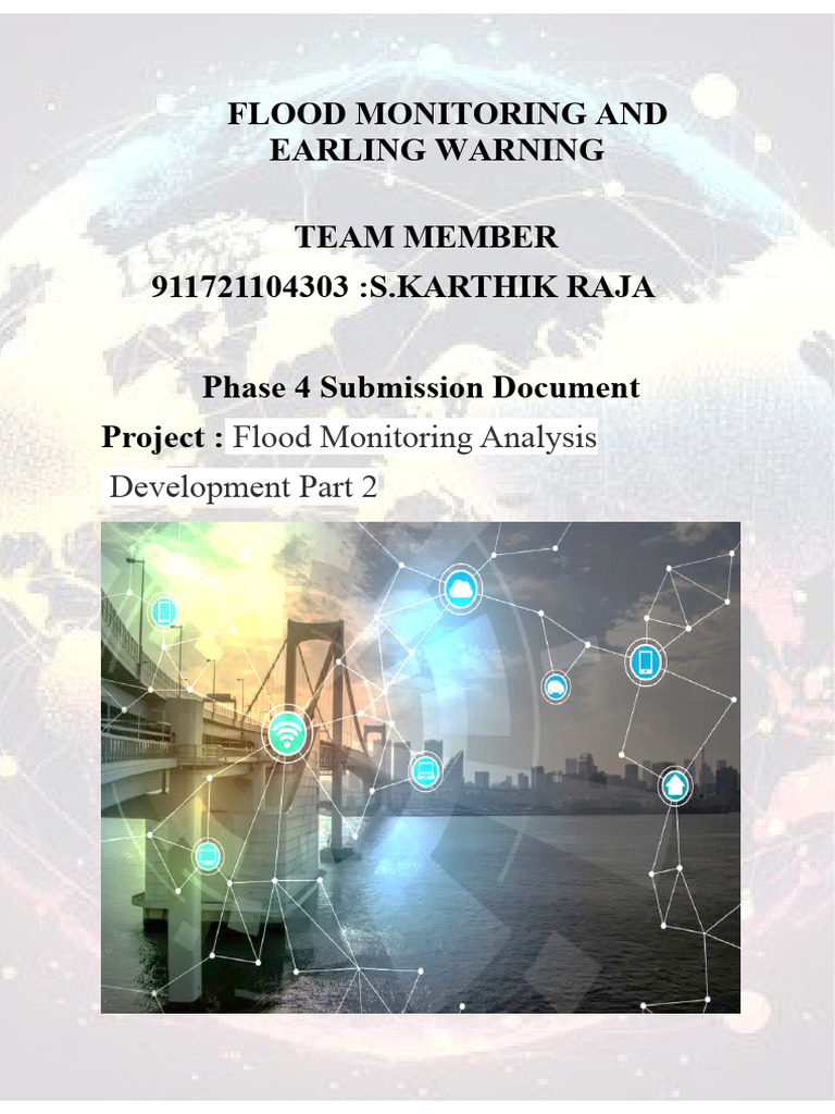 Flood Monitoring and Early Warning Phase-4 | PDF | Flood | Geographic ...