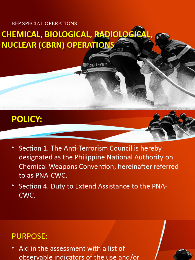 Chemical, Biological, Radiological, Nuclear (CBRN) Operations | PDF ...