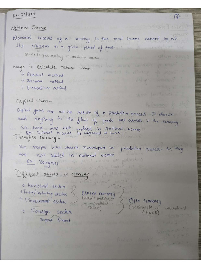 Macro Economics Notes | PDF