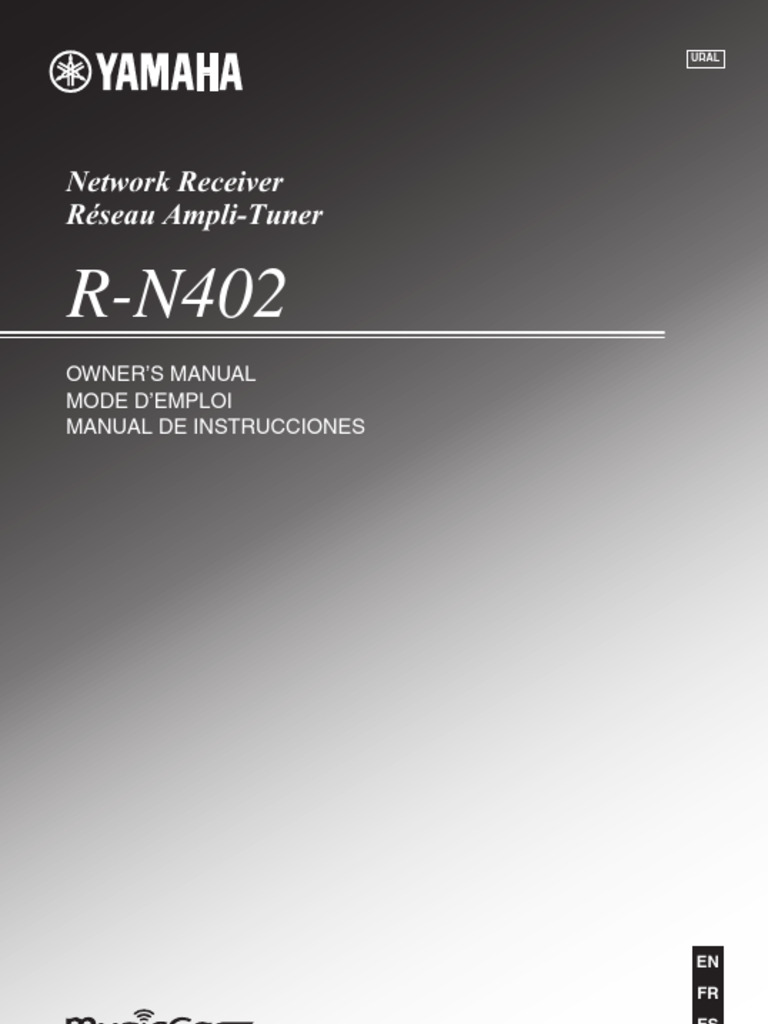 YAMAHA SINTO R-N402 Spanish rn402 | PDF | Electromagnetic Interference ...