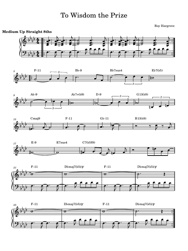 To Wisdom The Prize (16.01 GN) | PDF | Musicology | Music Theory