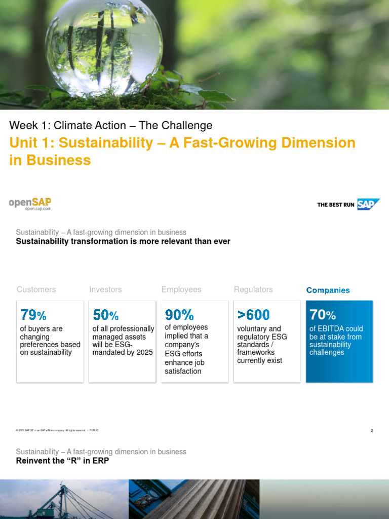 openSAP Clim2 Week 1 Unit 1 Grow Presentation | PDF | Business | Economies openSAP Clim2 Week 1 Unit 1 Grow Presentation | PDF | Business | Economies