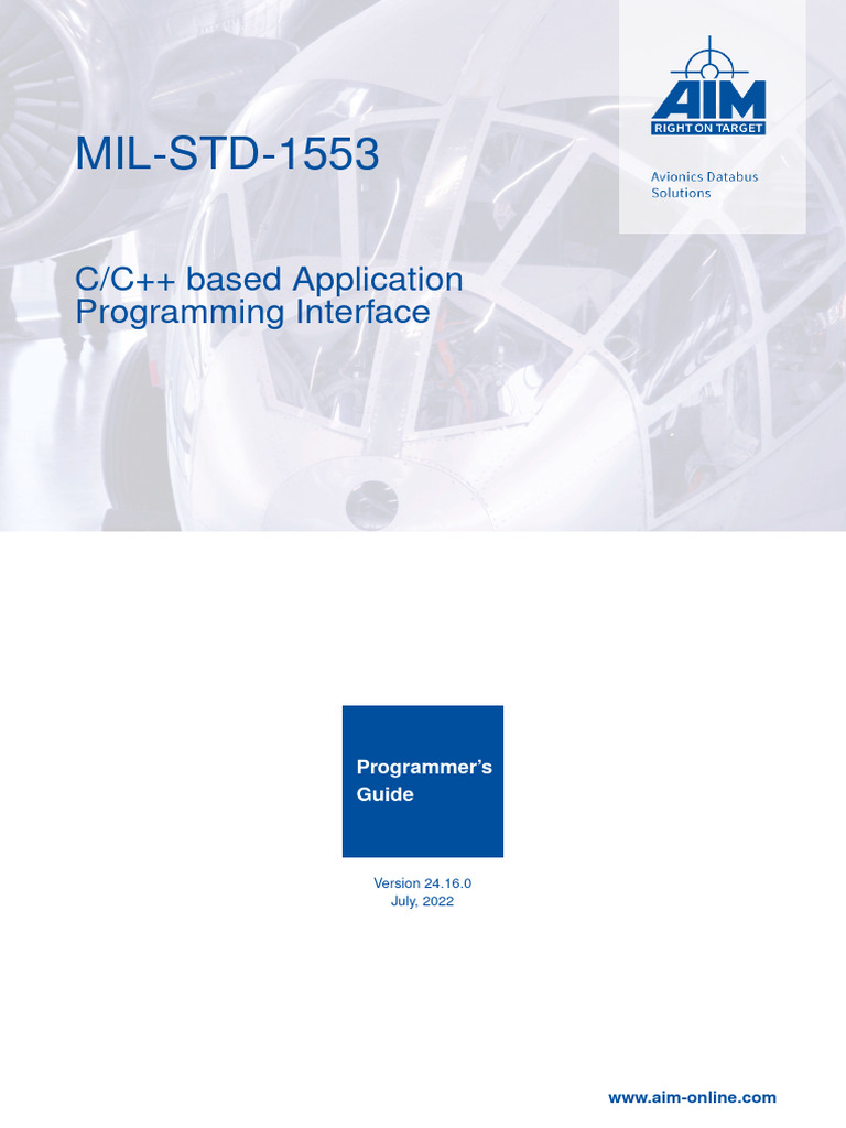 Mil Std 1553 Programmers Guide Pdf Device Driver Library Computing