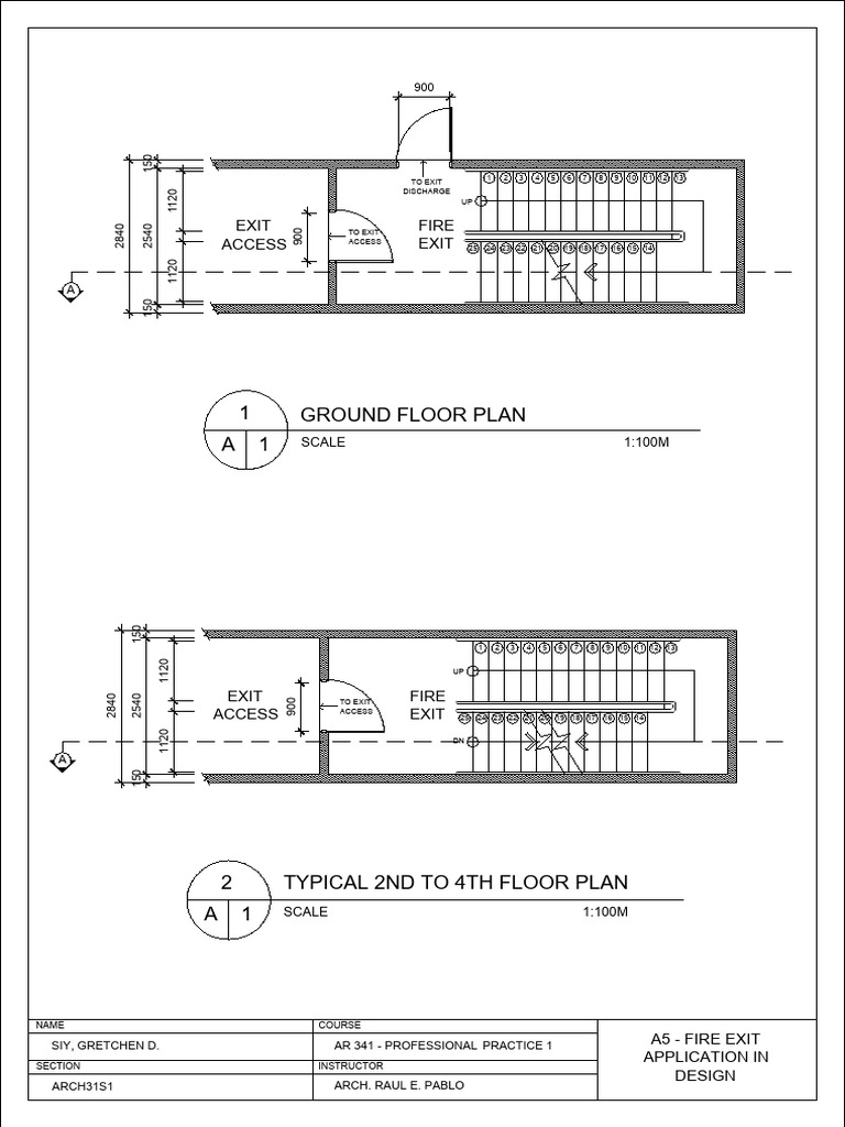 Siy-A5-Fire Exit | PDF | Queensland | Building Technology