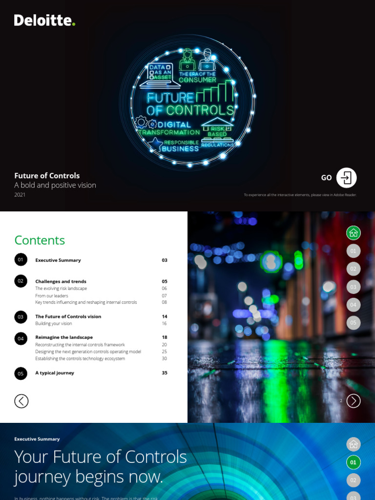 Us Risk Future of Controls Interactive Report | PDF | Risk | Regulatory ...