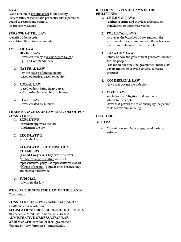 Oblicon Notes | PDF | Crimes | Crime & Violence