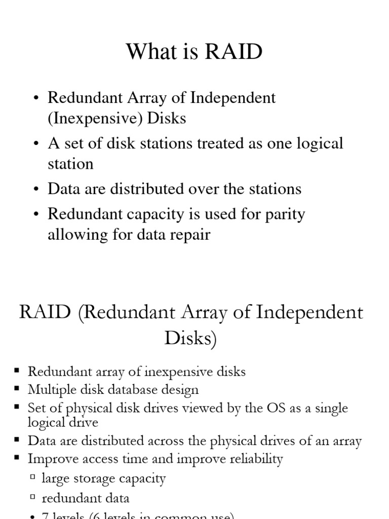22 Raid Concepts 24 04 2024 Pdf Disk Storage Computer Science 3940