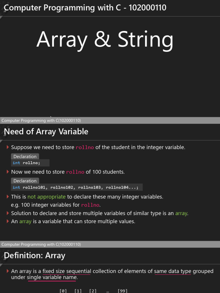 Unit 5 Pdf Integer Computer Science String Computer Science