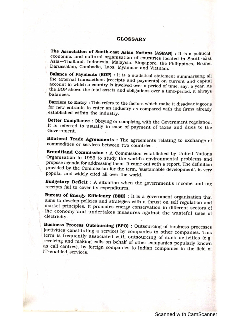 Economic Terms | PDF