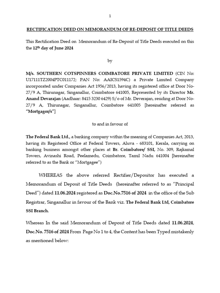 MORD format - 28.05.2024_legal Vetted Final | PDF | Mortgage Law ...