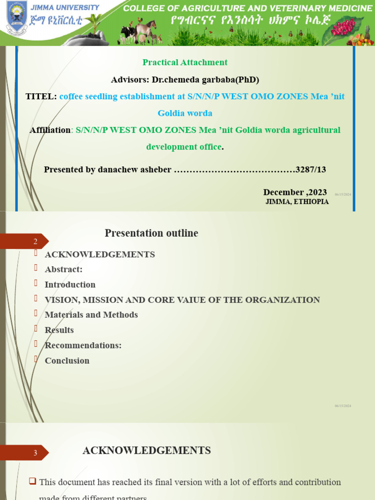 Presentation Dagee Pdf Plant Nursery Coffee