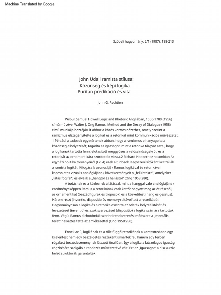 John Udall Logic | PDF