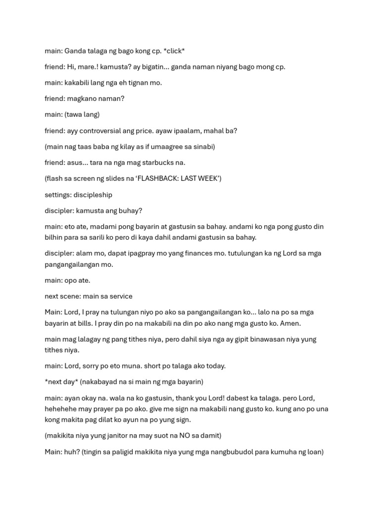 Debt Script | PDF