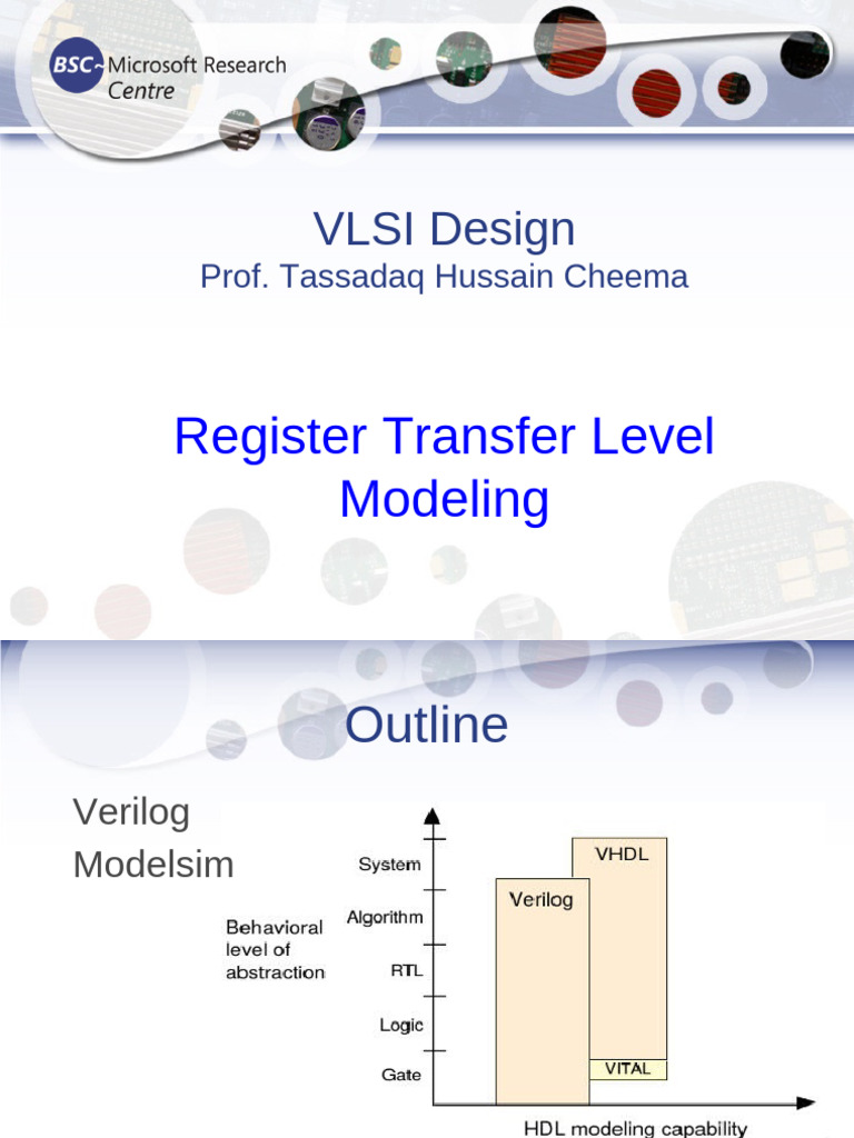 Lect8 RTL Design | PDF | Telecommunications | Information And ...