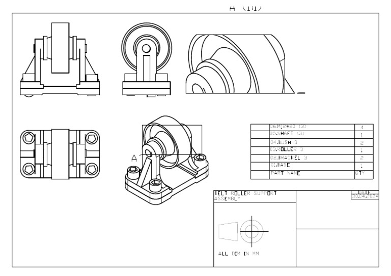 Belt Roller Support-Layout1 | PDF