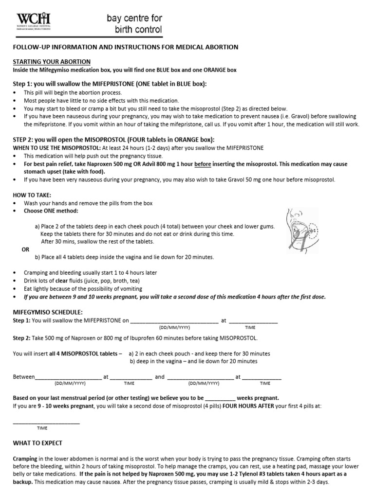 MifeMiso TELEMEDICINEFollow UpInfoandInstructionsMay192020 | PDF ...