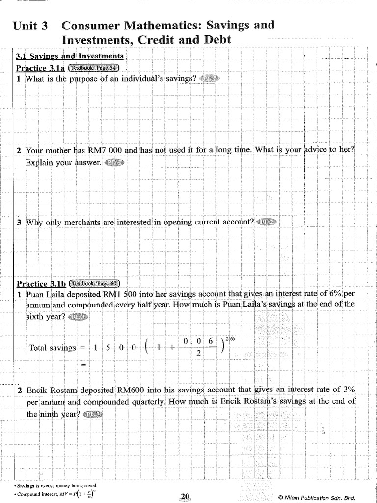 6) Unit 3 Exercises | PDF