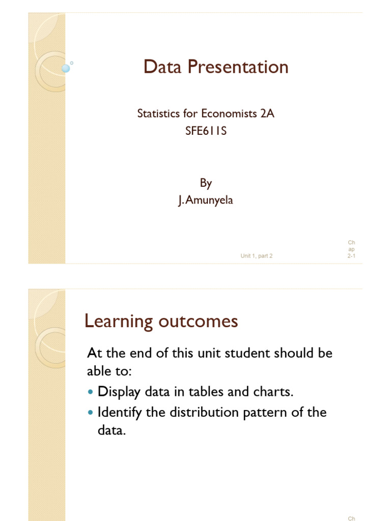 Data Presentation | PDF | Histogram | Statistics