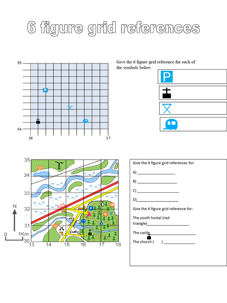 6 Figure Grid References Ws New | PDF | Games & Activities | Teaching ...