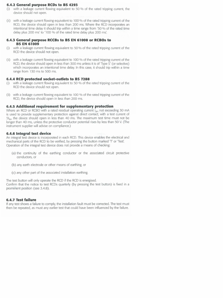 RCD Test | PDF