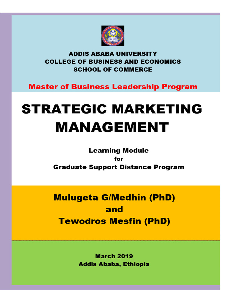 Strategic Marketing Management | PDF | Strategic Management | Marketing