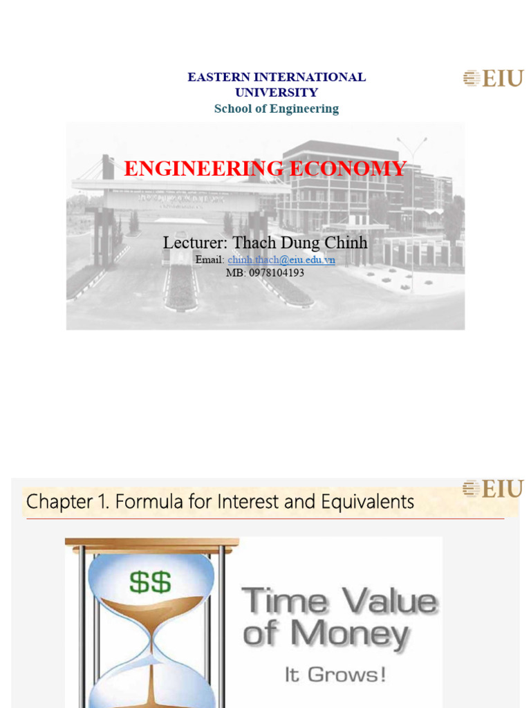 Chapter 1 - No.02 Formula For Interest and Equivalents - Engineering ...
