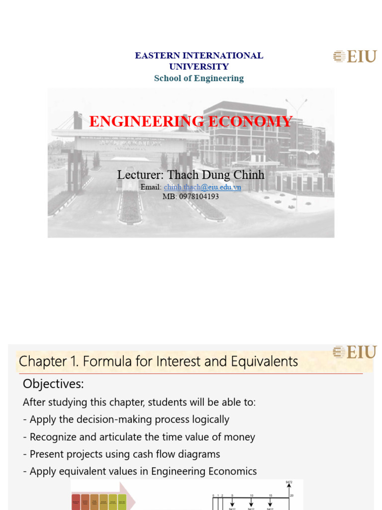 Chapter 1 - No.01 Formula For Interest and Equivalents - Engineering ...