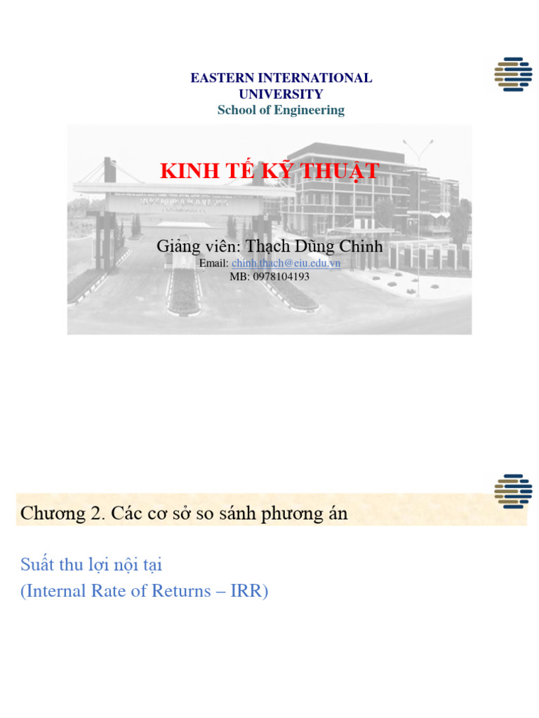 Chapter 2 - Lecture No.2 - Engineering Economic | PDF