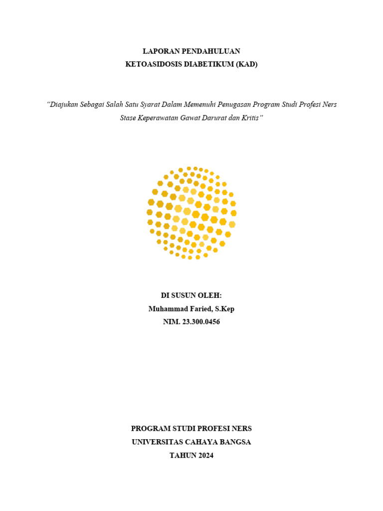 LP Gadar Ketoasidosis Diabetikum (Kad) | PDF