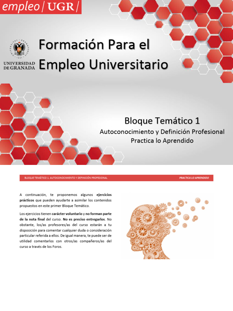 Bloque tematico 1 - Practica lo Aprendido | PDF