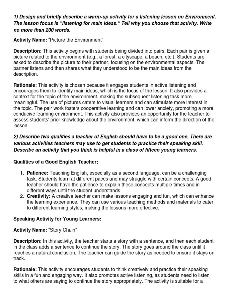 Teaching-method-opening-questions | Download Free PDF | Learning | Teaching Method