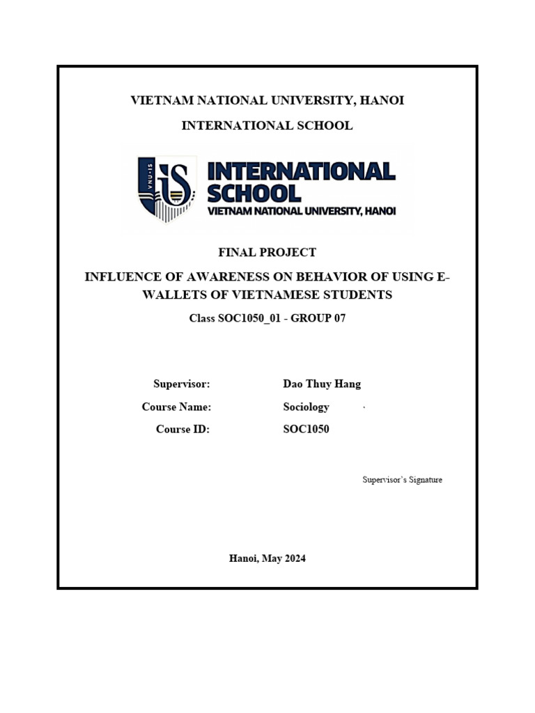 Final Social | PDF | Attitude (Psychology) | Intention