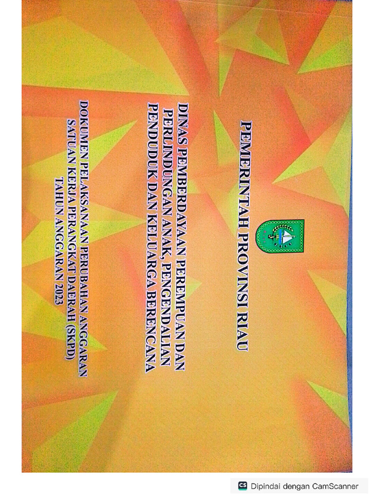 (SKPD TH.2023) DPA Perubahan | PDF