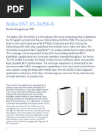 Nokia ONT XS 010X Q Data Sheet EN | PDF | Fiber To The X | Computer ...