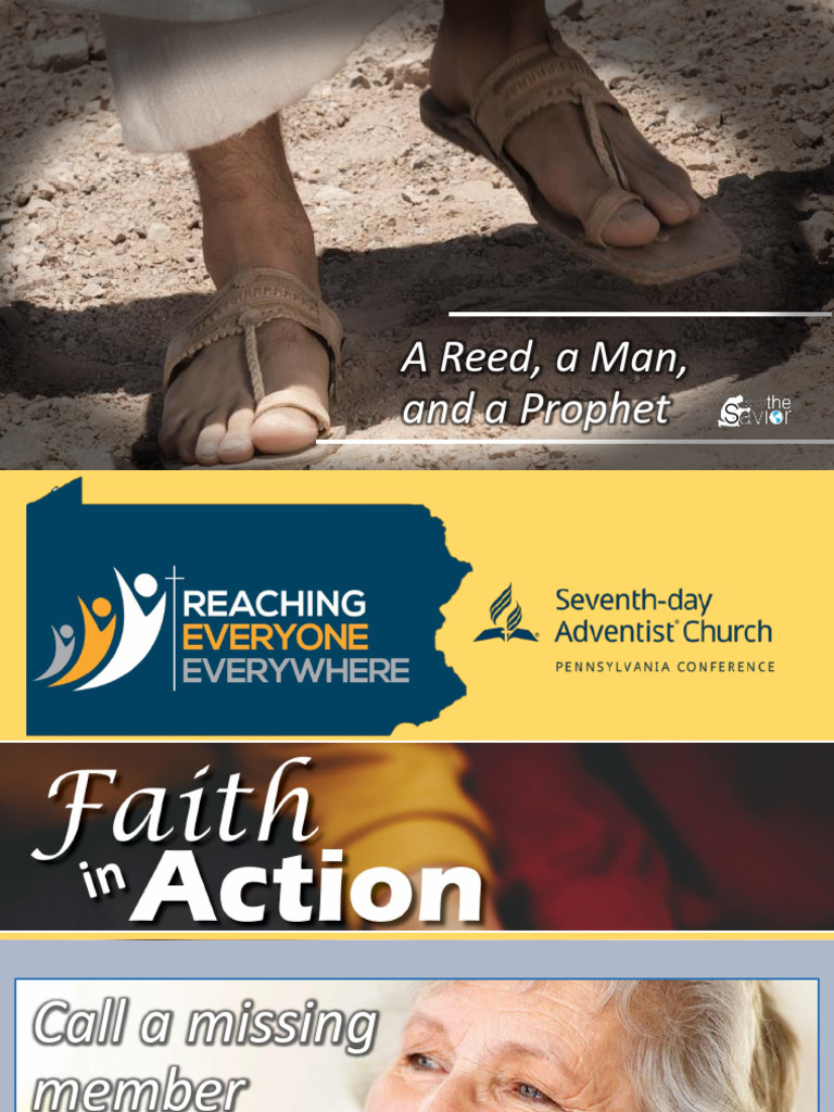 A Reed A Man and A Prophet | PDF | John The Baptist | Gospel Of Matthew