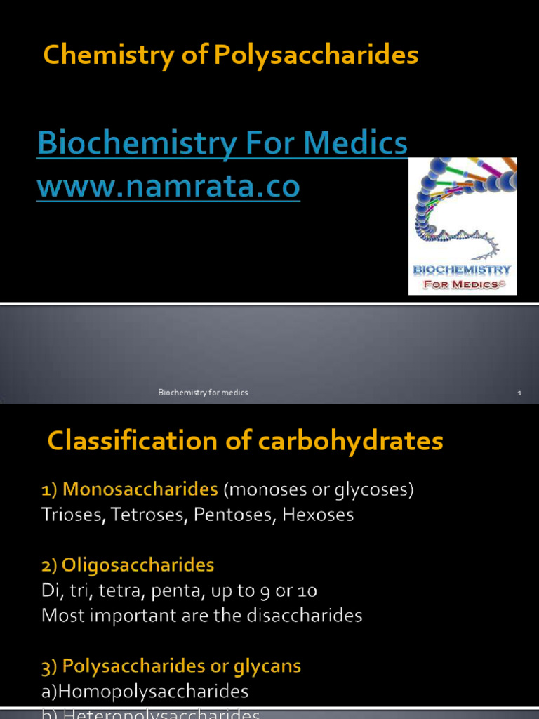 Polysaccharides | PDF | Polysaccharide | Biochemistry